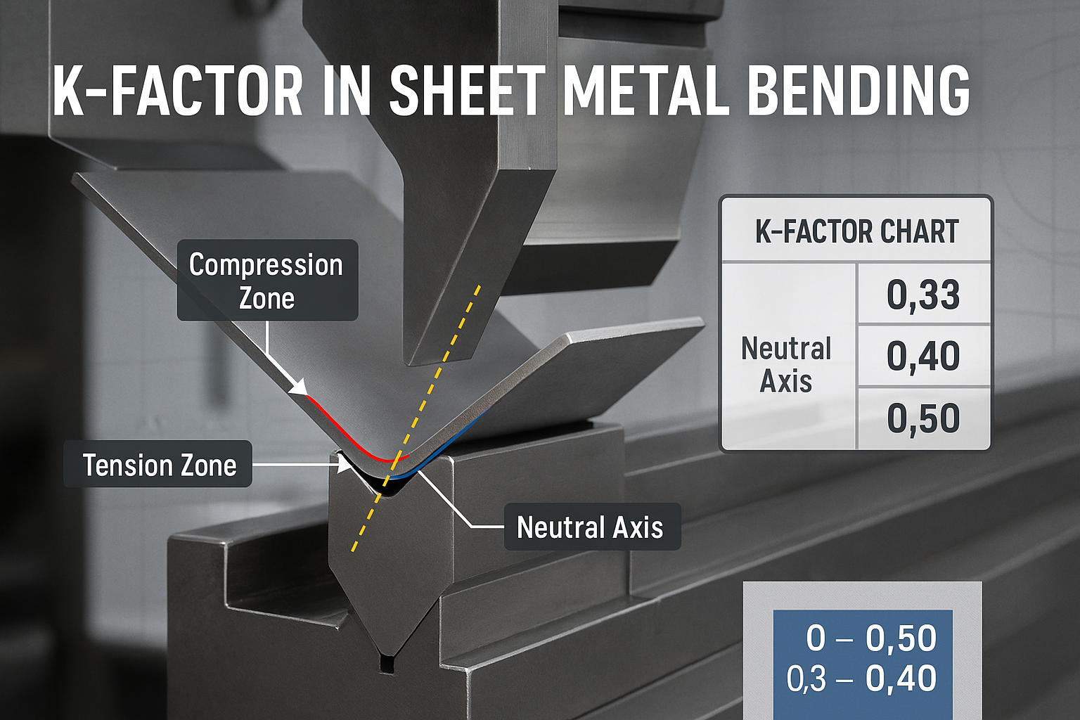 A Guide to the K-Factor Sheet Metal Chart & Calculations