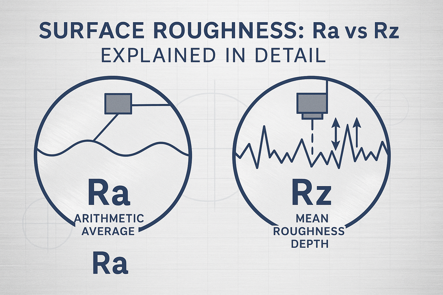 Surface Roughness: Ra vs Rz Explained in Detail